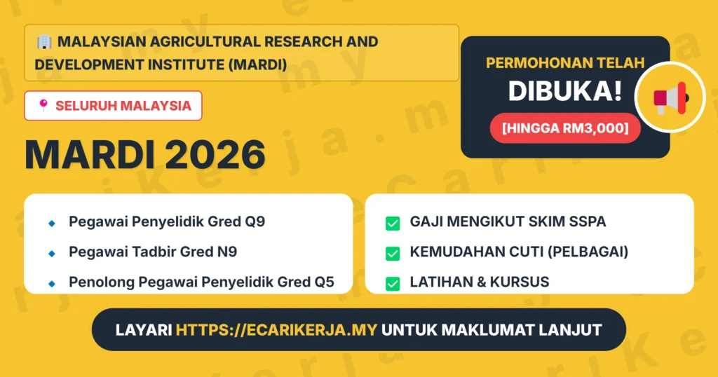 Jawatan Kosong Pegawai Penyelidik Gred Q9 Dan 5+ Jawatan Lain Di ...